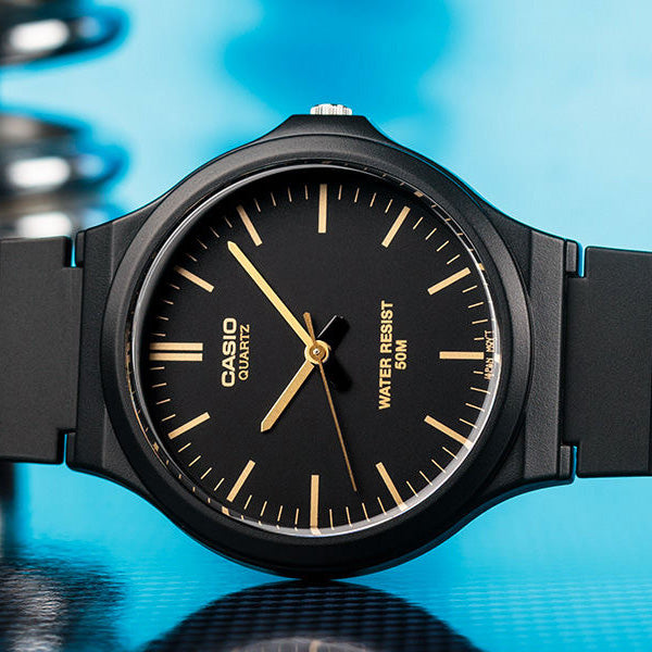 Casio Standard Men's Black Analogue Watch MW-240-1E2VDF 44mm | WatchPilot™