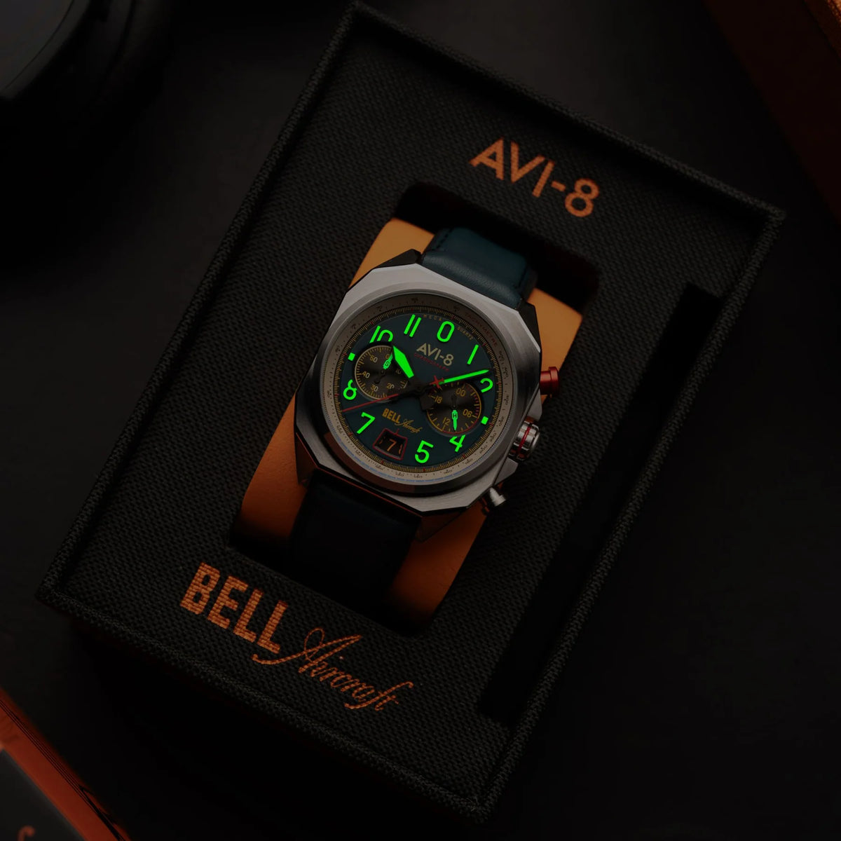 AVI-8 Machbuster Blue Chronograph | Aviation-Inspired Watch | Shop Now