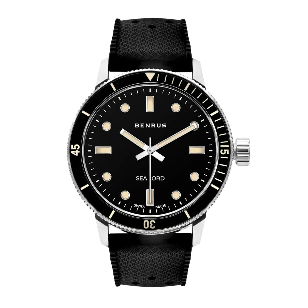 Benrus Men's Sea Lord Dive Watch Black from WatchPilot™