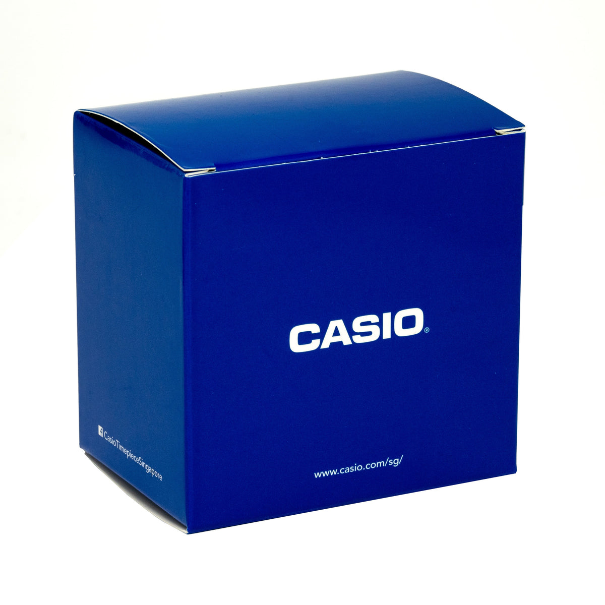 Casio Men's Watch: Sporty Black Blue Bracelet