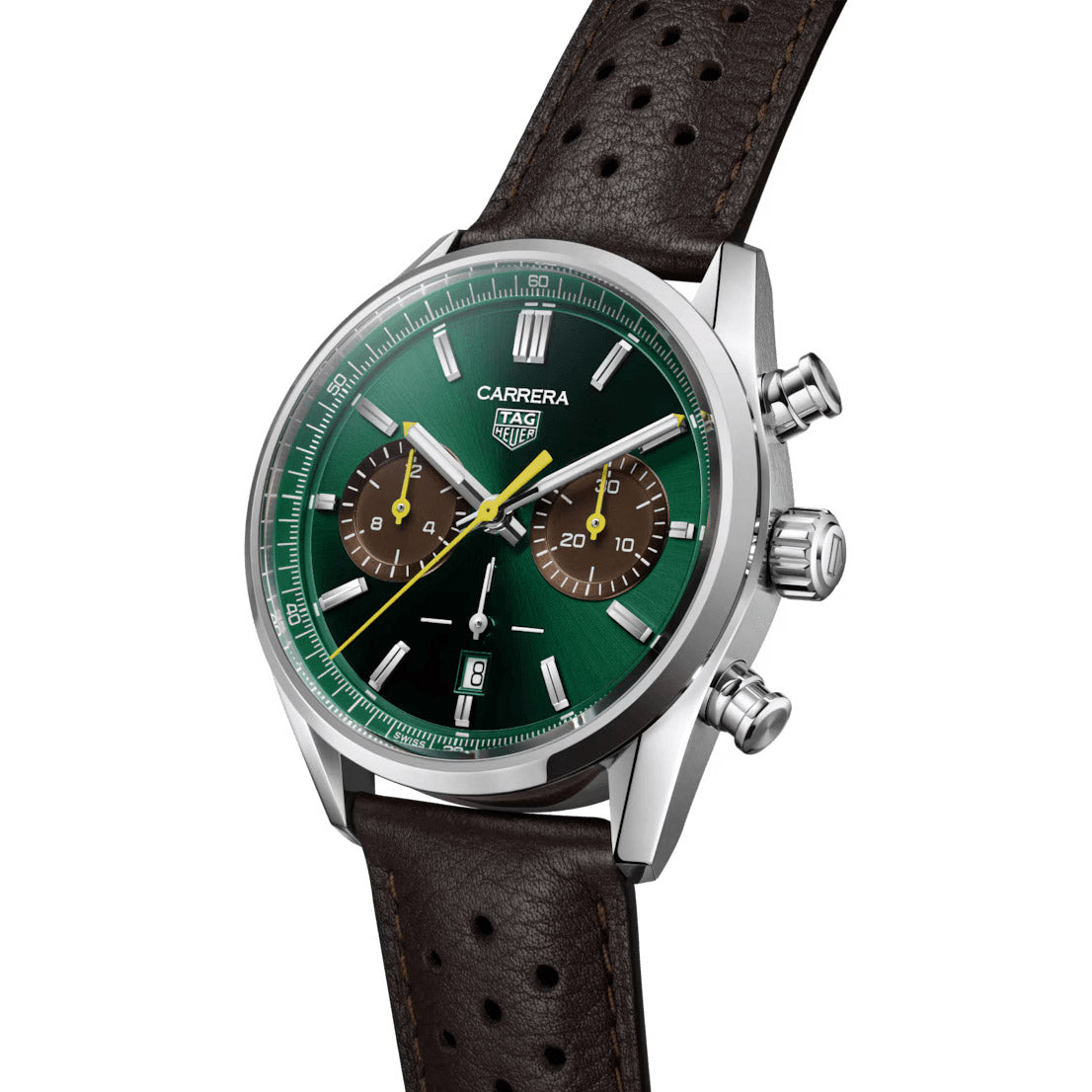 Tag Heuer Carrera Men's Green Chronograph Watch Limited Edition from ...