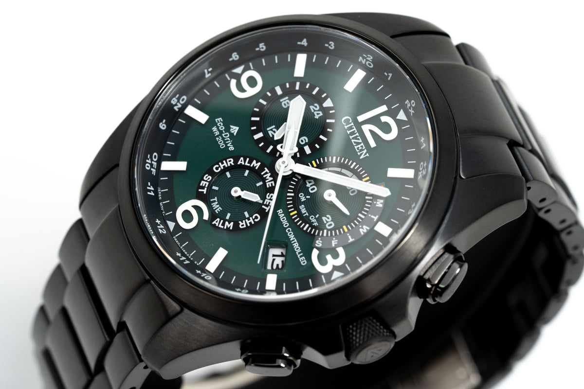 Citizen Eco-Drive Radio Controlled Green Men's Watch