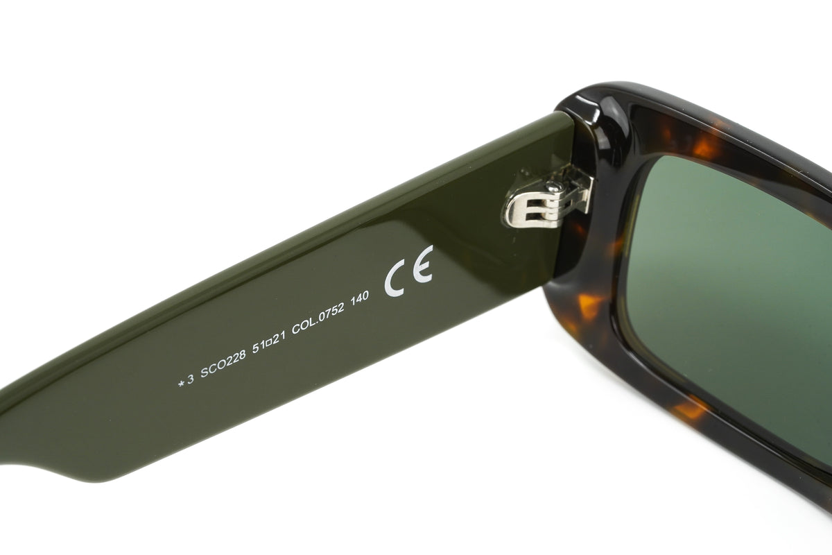 Converse Unisex Sunglasses Rectangle Tortoise Shell and Grey SCO228 07