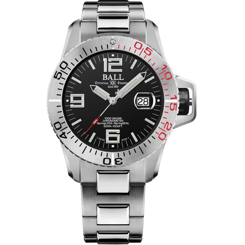 Ball Men's Watch EOD Black Silver DM3200A-S1C-BK