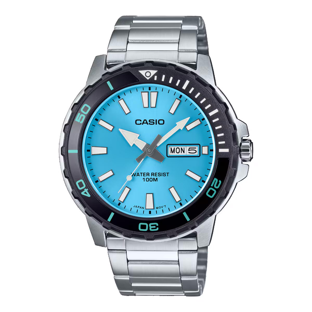 Casio Marine Sport Men's Blue Watch MTD-125D-2A3VDF 46mm | WatchPilot™