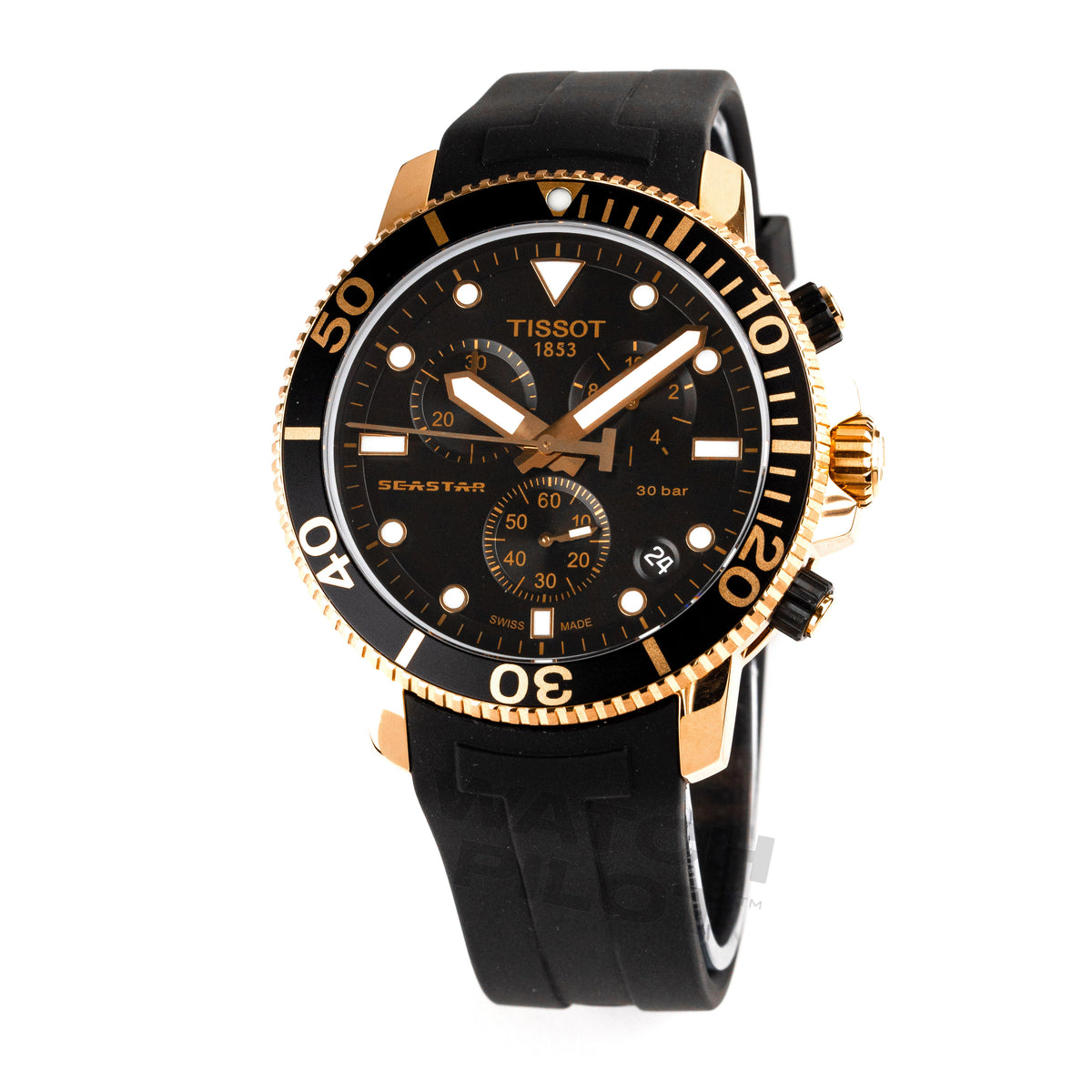 Tissot Seastar 1000 Chronograph Men's Black Watch T120.417.37.051.00 ...