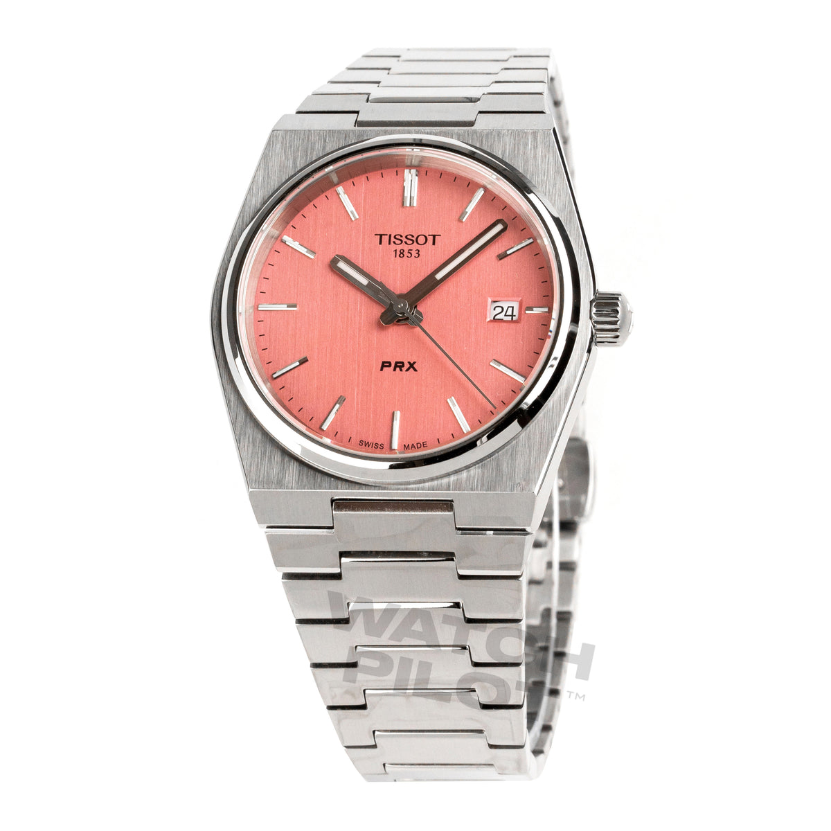 Tissot PRX 35mm Ladies Pink Watch T1372101133100 from WatchPilot