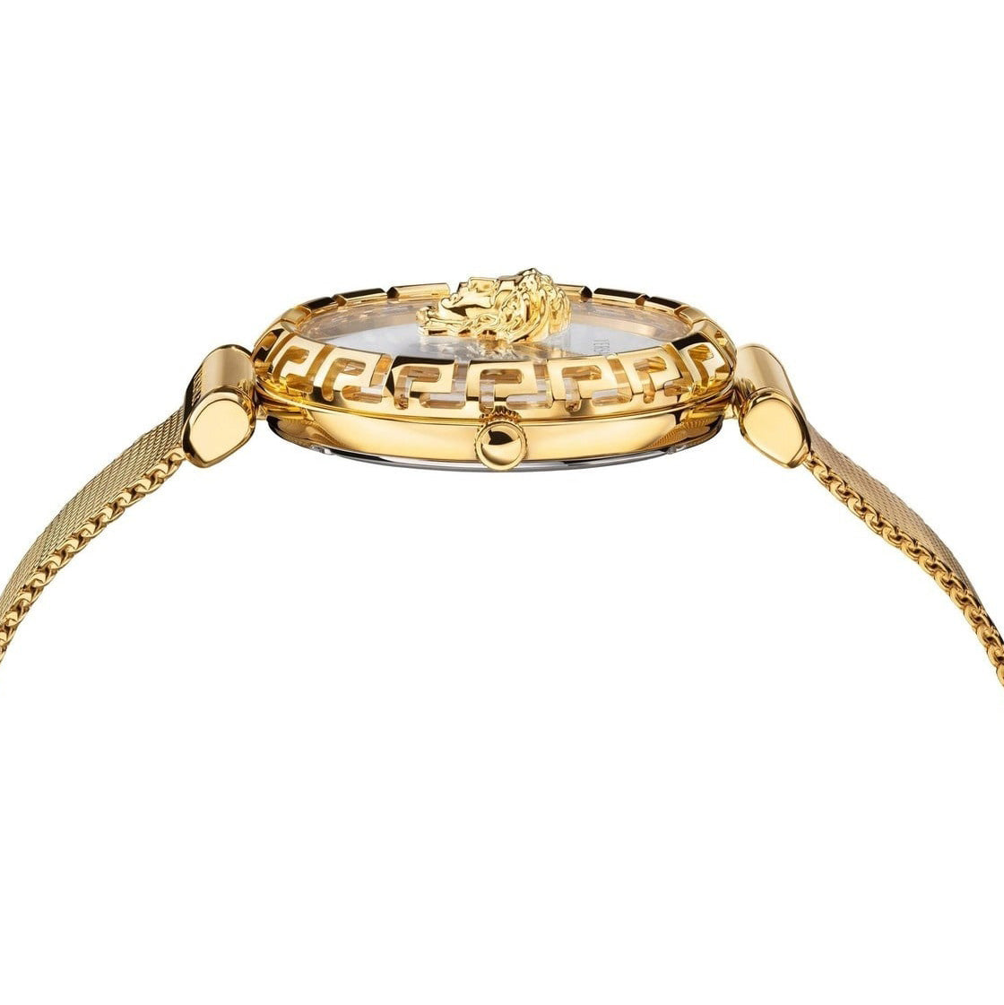 Versace Palazzo Empire Ladies’ Gold Quartz Watch with Diamonds