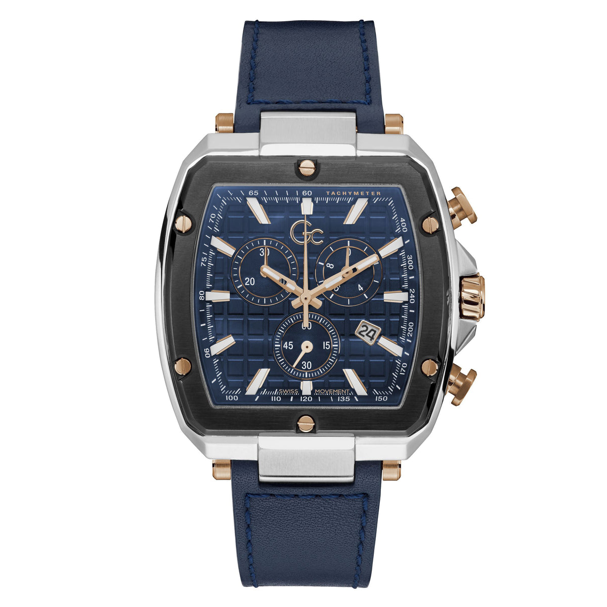 Gc Spirit Tonneau Men's Blue Watch Y83001G7MF from WatchPilot™