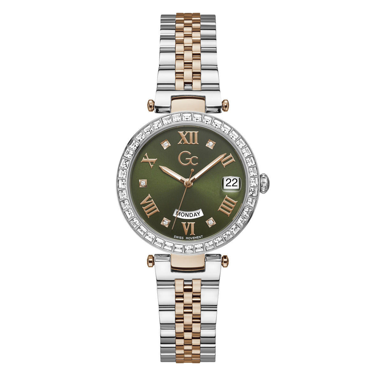Gc Flair Crystal Ladies Green Watch Z01010L9MF from WatchPilot™