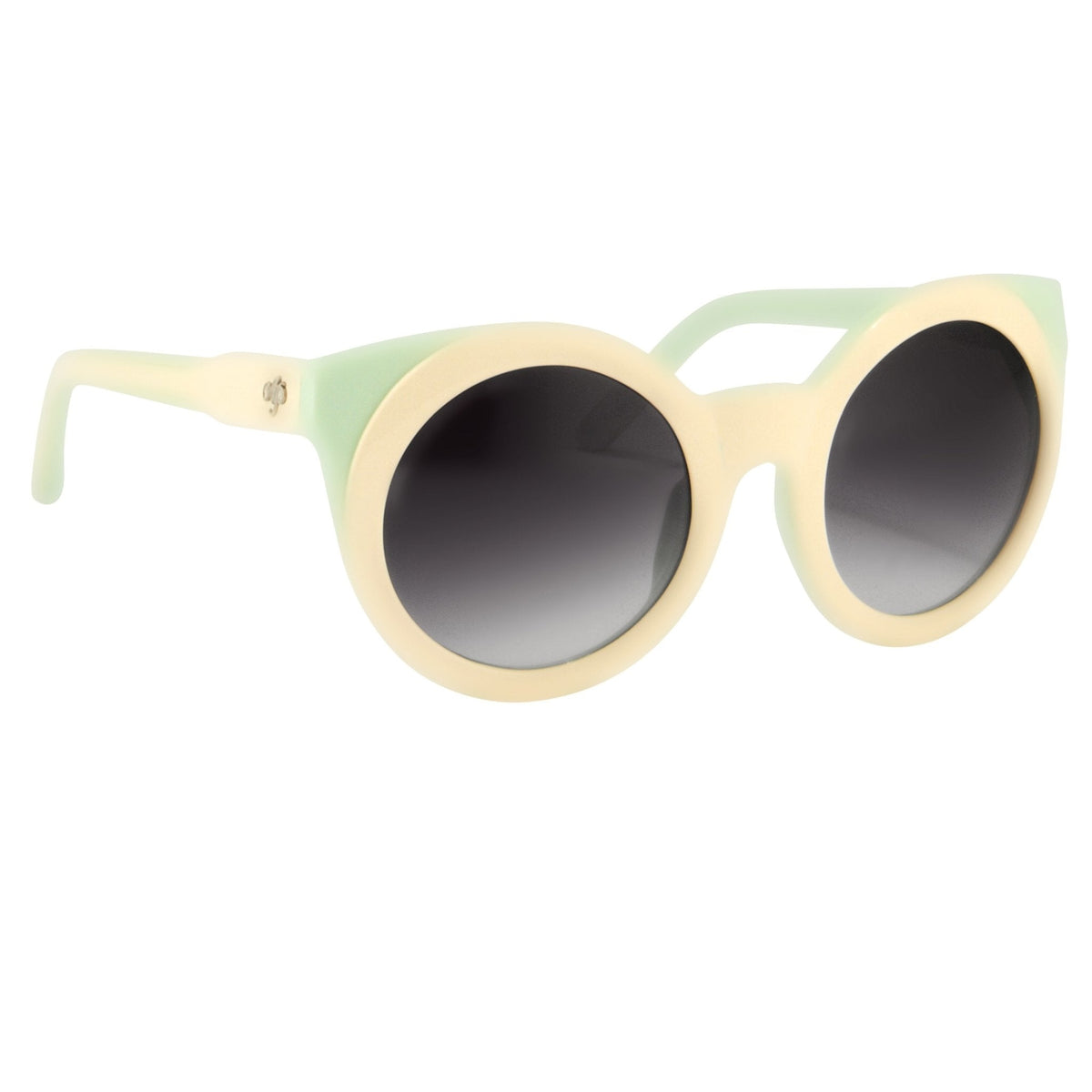 Agent Provocateur Sunglasses Round Cream/Green and Grey