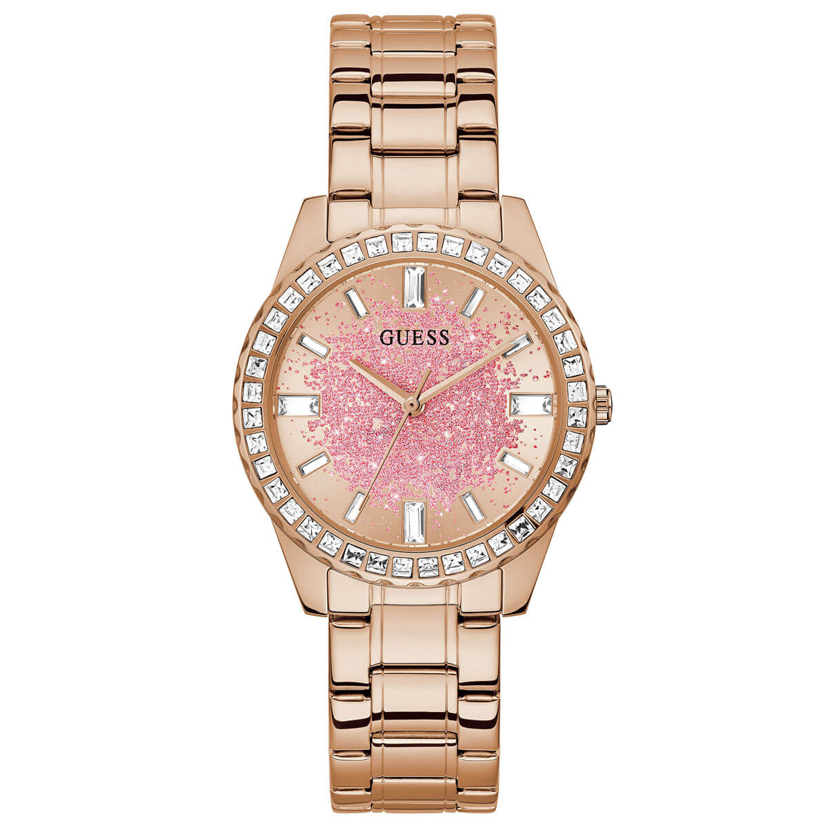 Guess Glitter Burst Ladies Rose Gold Watch GW0405L3 from WatchPilot™