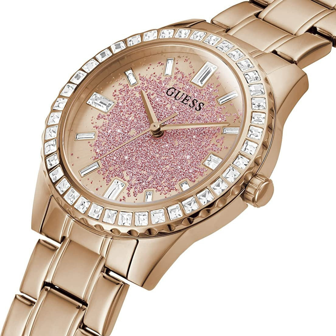 Guess Glitter Burst Ladies Rose Gold Watch GW0405L3 from WatchPilot™