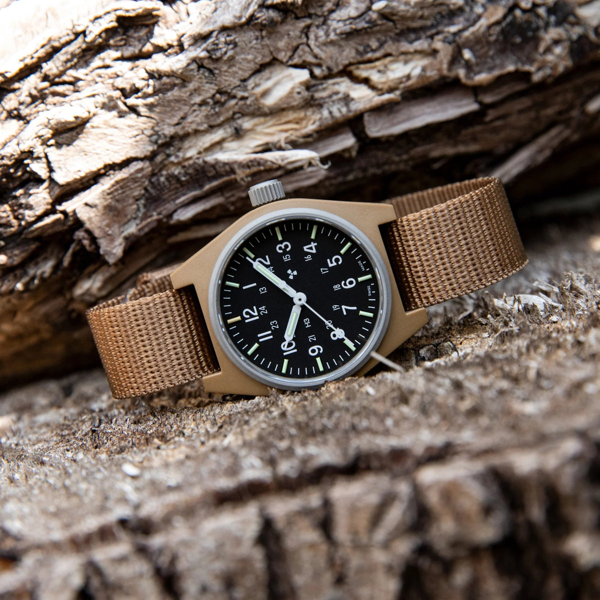 Marathon GPQ 34mm Desert Tan Quartz Watch