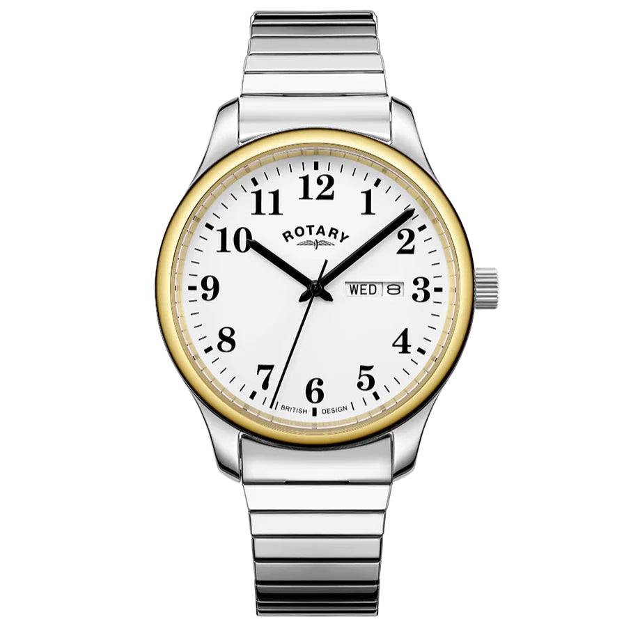 Rotary Expander Men's Silver GB05761/18 from WatchPilot™