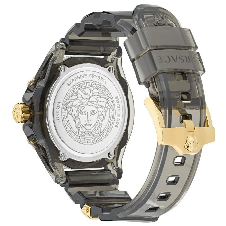 Versace Icon Active Indiglo Unisex Black Watch VE6E00123 from WatchPilot™