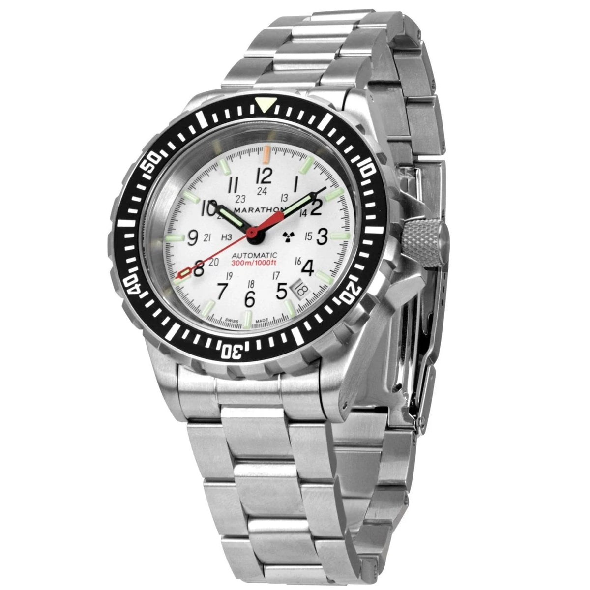 Marathon Arctic Edition Large Diver's Automatic (GSAR) - 41mm White ...