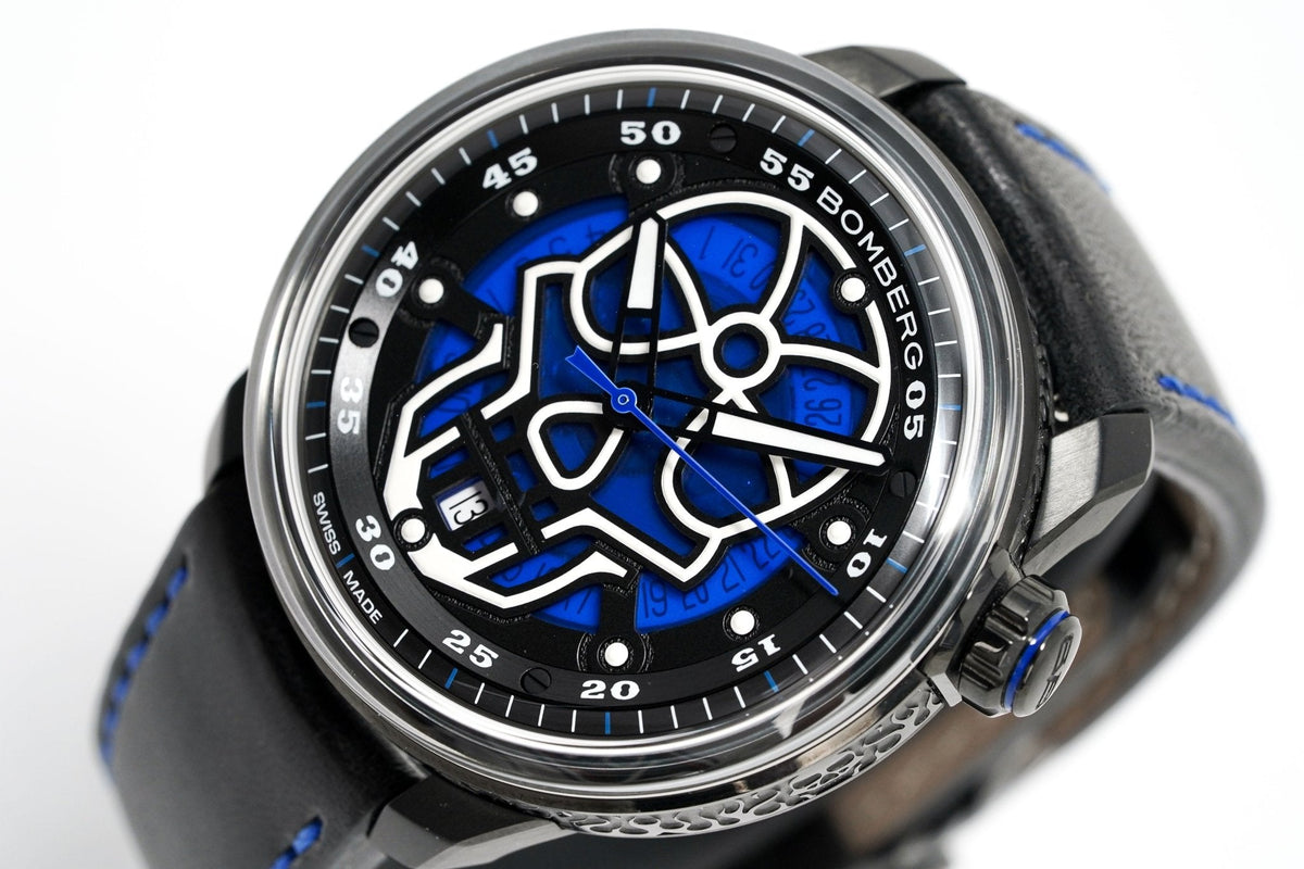 Bomberg Watch BB-01 Automatic Blue Skull CT43APBA.23-2.11