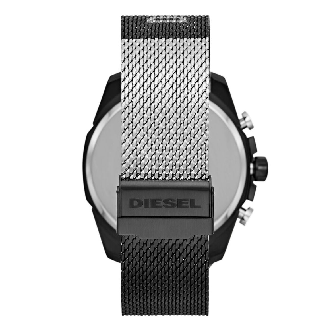 Diesel Men's Chronograph Watch Mega Chief Black Mesh