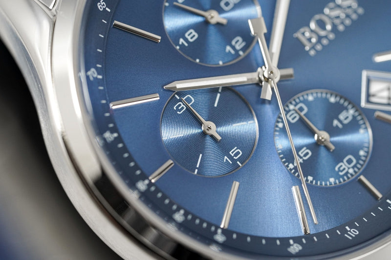 BOSS Men's Watch Chronograph Grand Prix Blue HB1513478