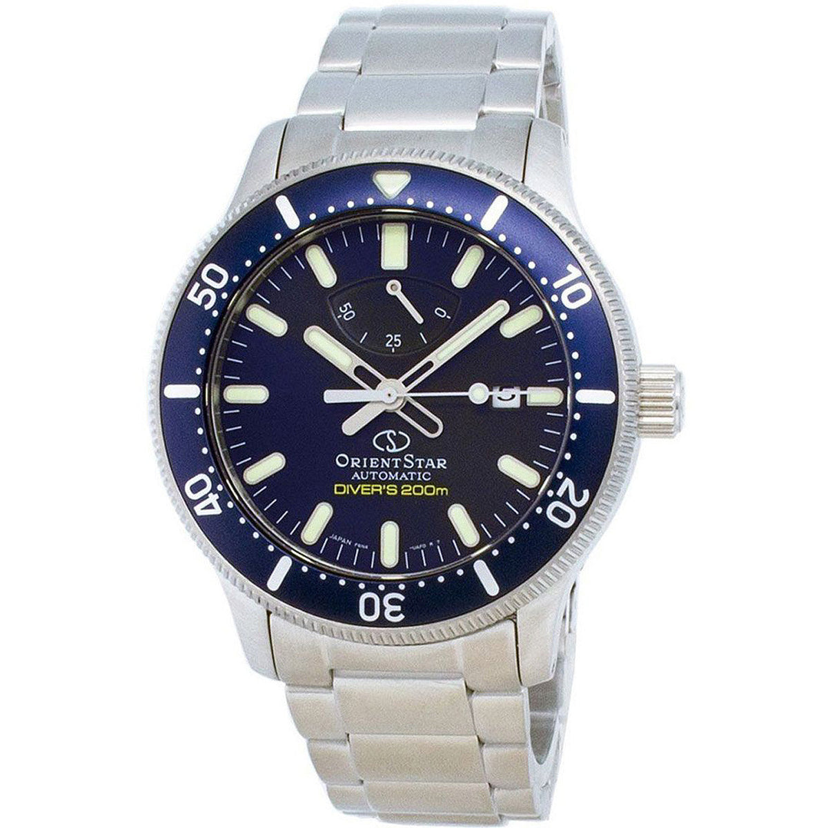 Orient Star Diver's Men's Silver Watch RE-AU0302L00B from WatchPilot
