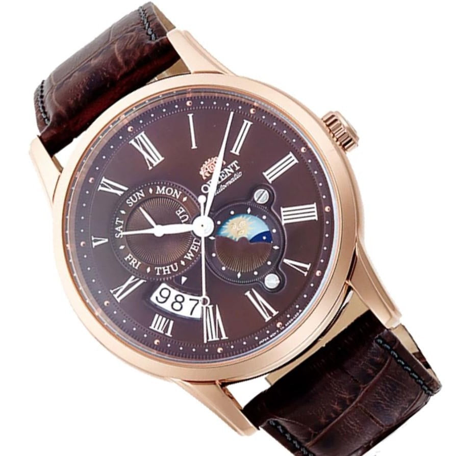 Orient Sun and Moon Men's Brown Watch RA-AK0009T30B from WatchPilot