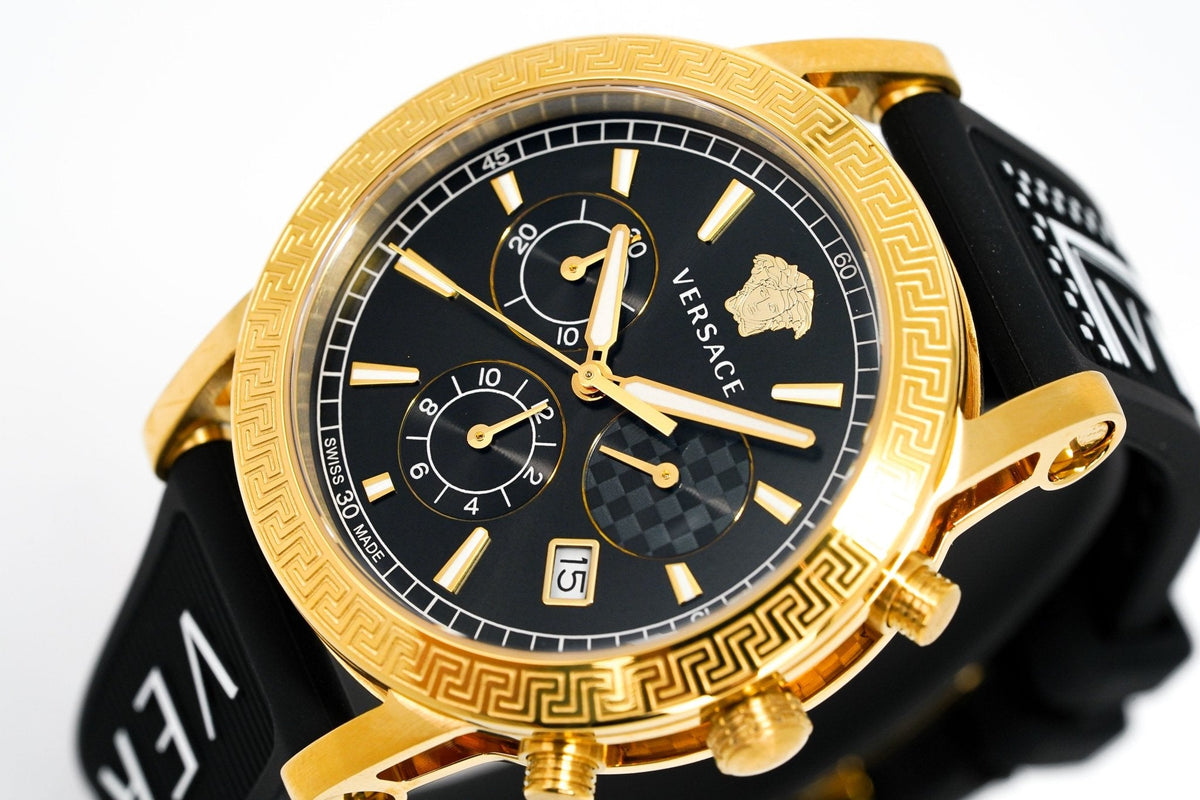 Versace Sports Tech Chronograph Gold Black
