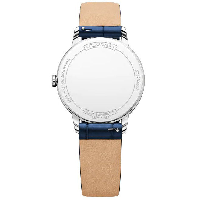 Baume & Mercier Ladies Blue Classima Watch BM0A10353 from WatchPilot™