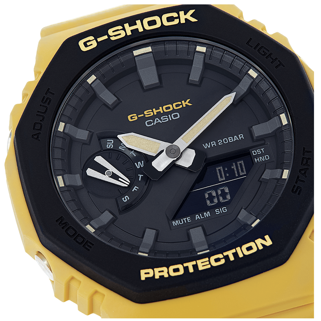 Casio G-Shock Men's Yellow Watch GA-2110SU-9AER from WatchPilot™