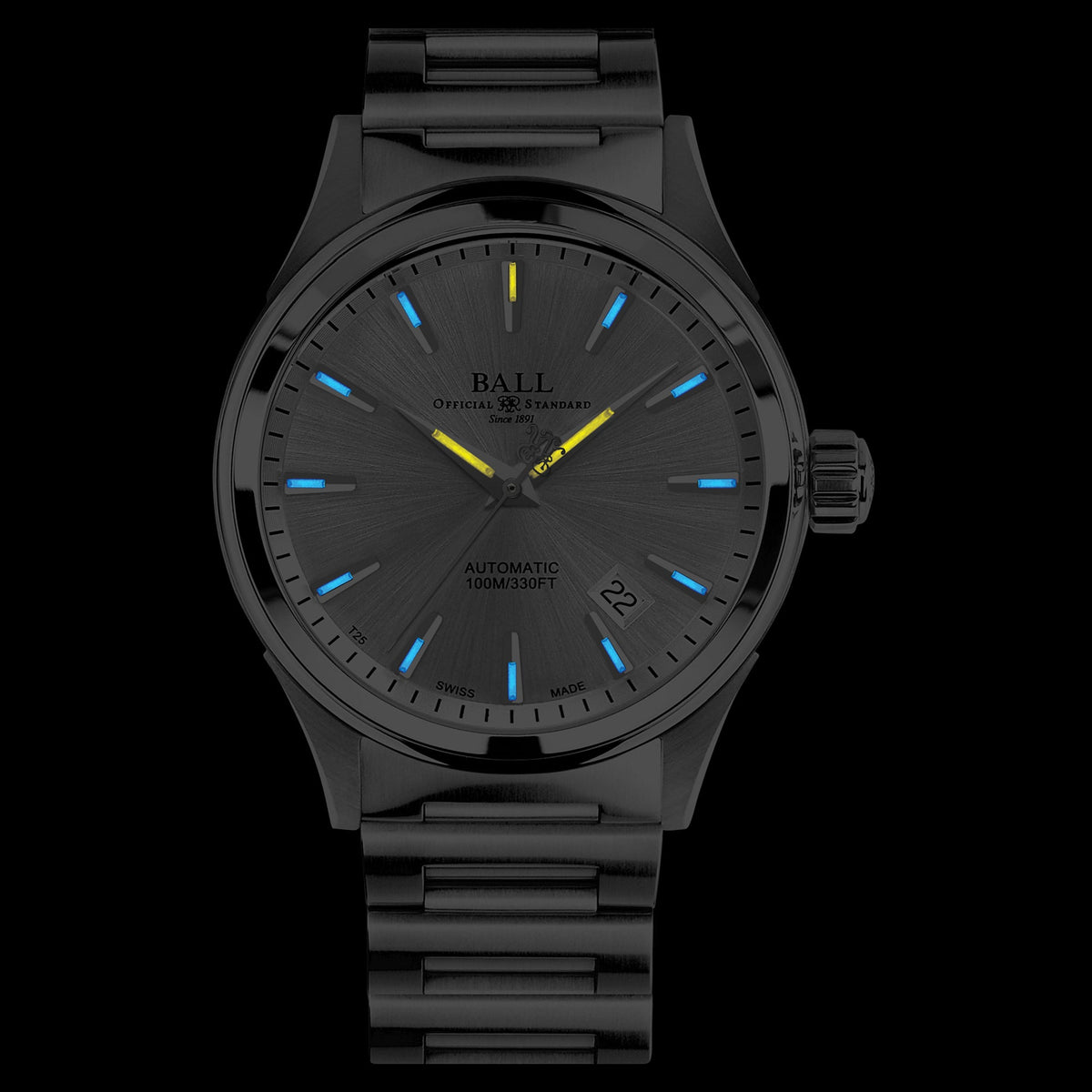 Ball Fireman Victory Men's Silver Watch NM2098C-S3J-SL from WatchPilot™