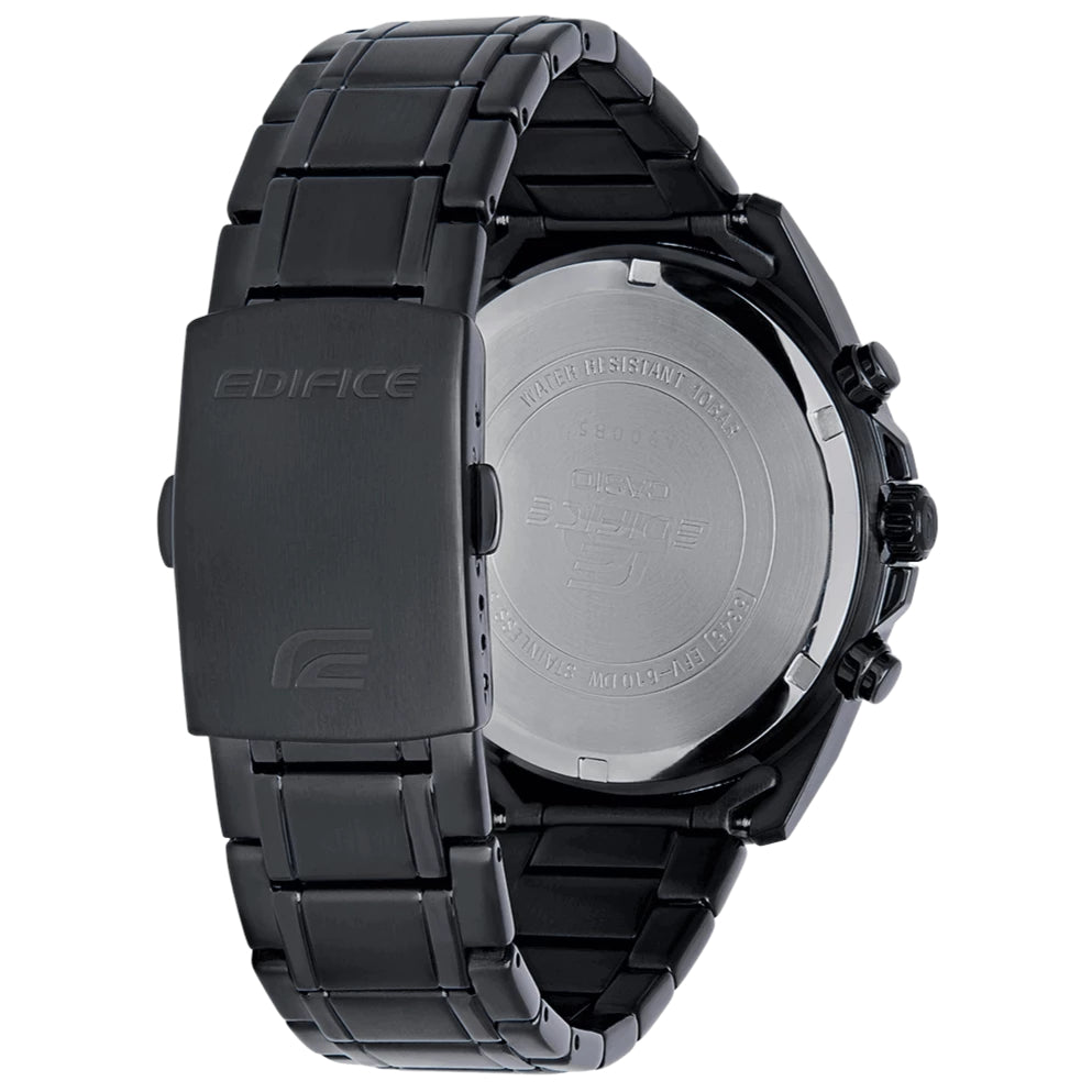 Casio Edifice Standard Chronograph Men's Black Watch EFV-610DC-1AVUEF ...