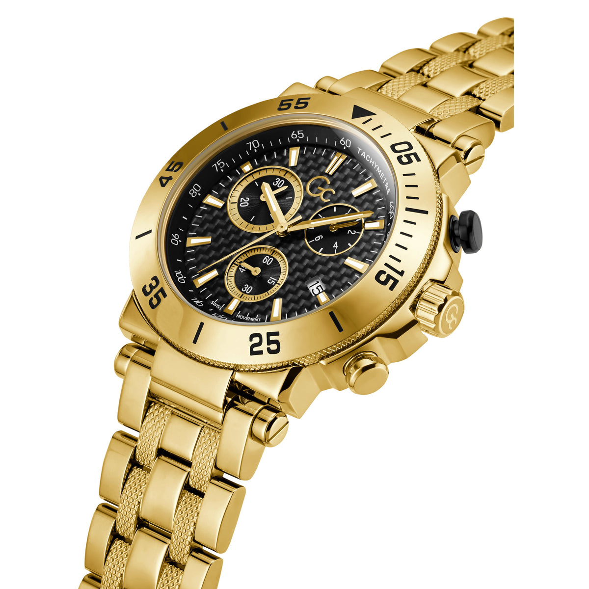 GC One Men's Gold Watch Y70004G2MF from WatchPilot™