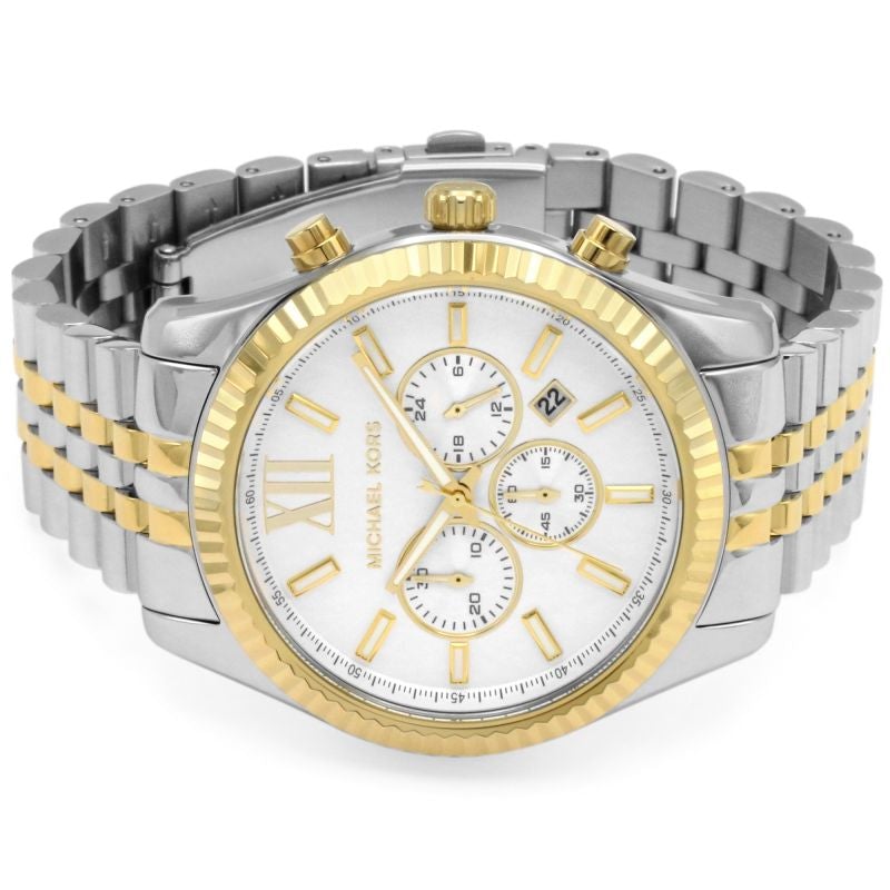 Michael Kors MK8344 Men's Lexington Chronograph Two Tone Watch from ...