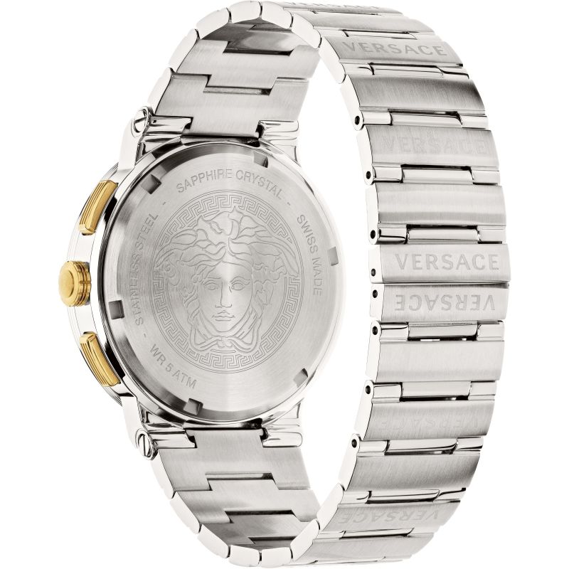 Versace Greca Logo CHR Men's Blue Watch VEZ900221 from WatchPilot™