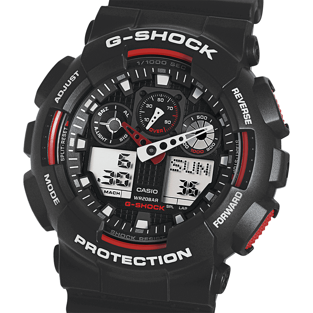 Casio G-Shock Men's Black Watch GA-100-1A4ER from WatchPilot™