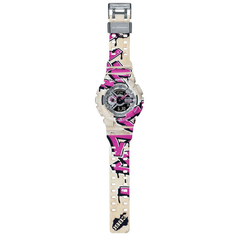 Casio G-Shock Street Spirit Series Men's Pink and Cream Watch GA-110SS ...