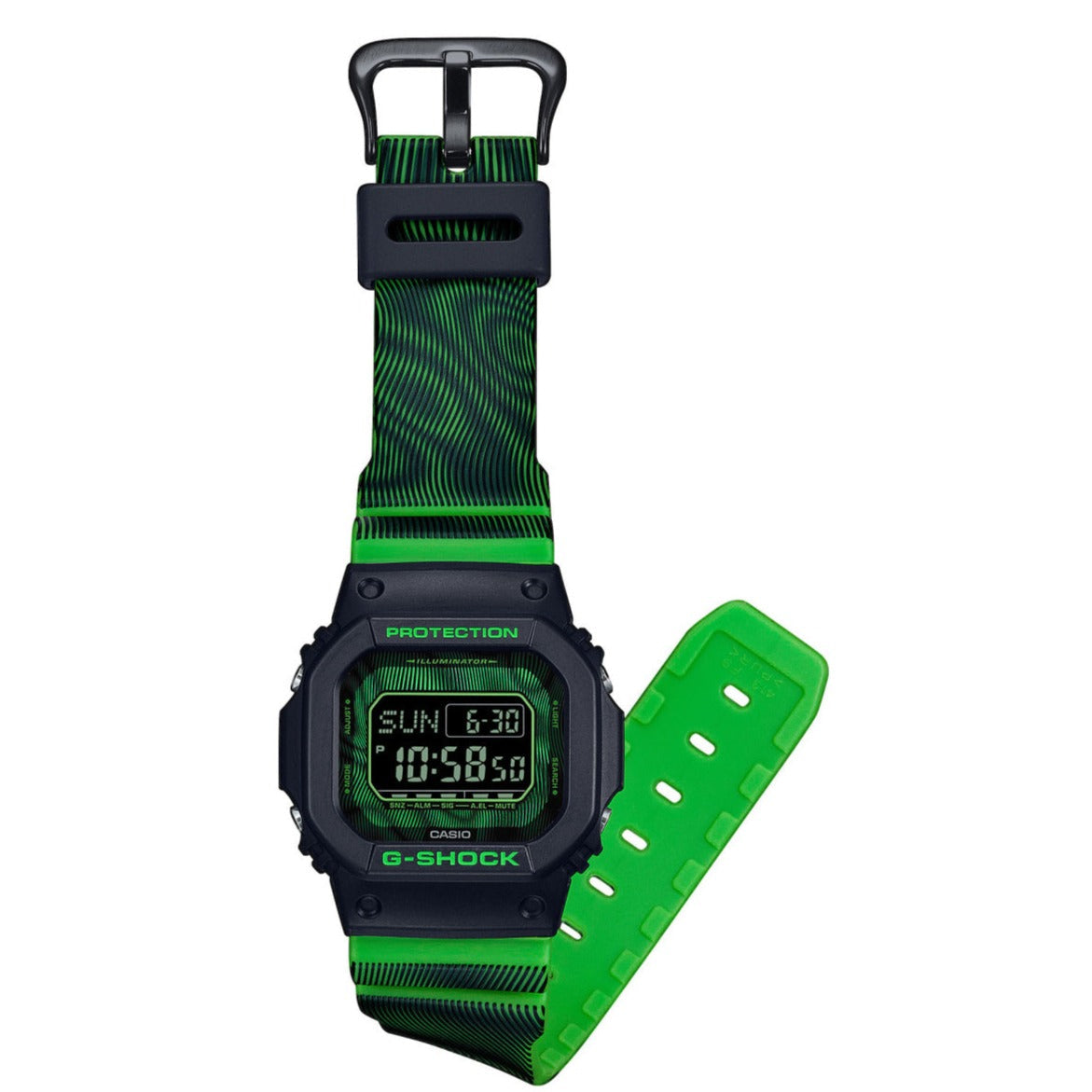 Casio G-Shock Time Distortion Limited Men's Green Watch DW-D5600TD-3ER ...