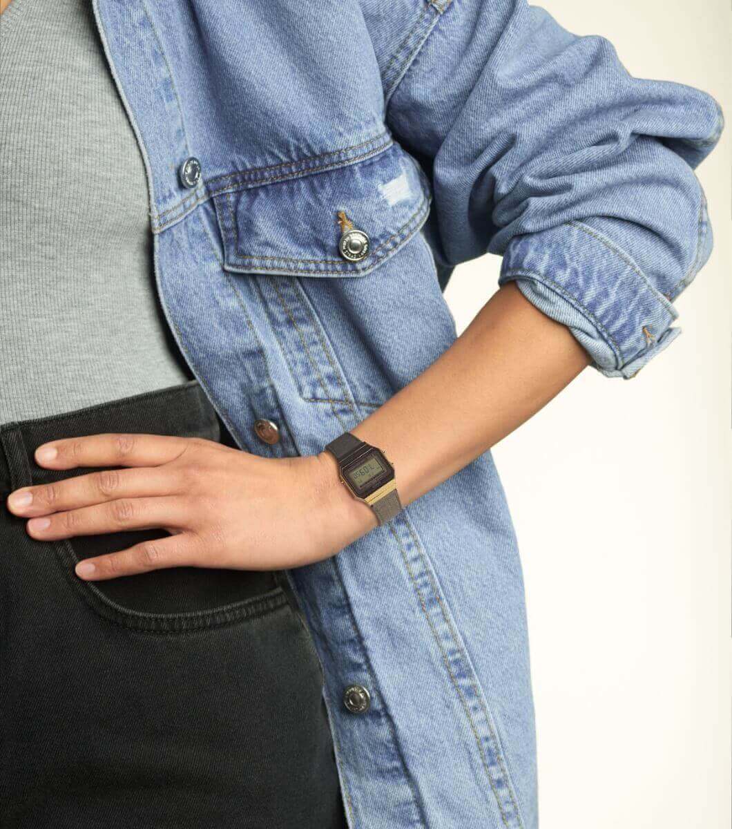 Casio Retro Vintage A700 Unisex Brown Watch A700WEGL-5AEF from WatchPilot™