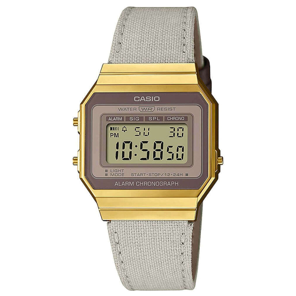 Casio Retro Vintage A700 Unisex Grey Watch A700WEGL-7AEF from WatchPilot™